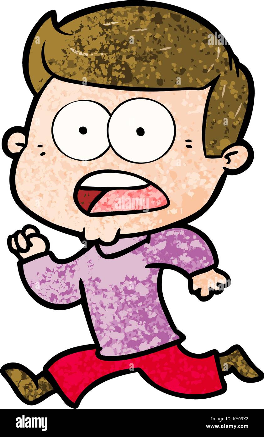 cartoon shocked man Stock Vector Image & Art - Alamy