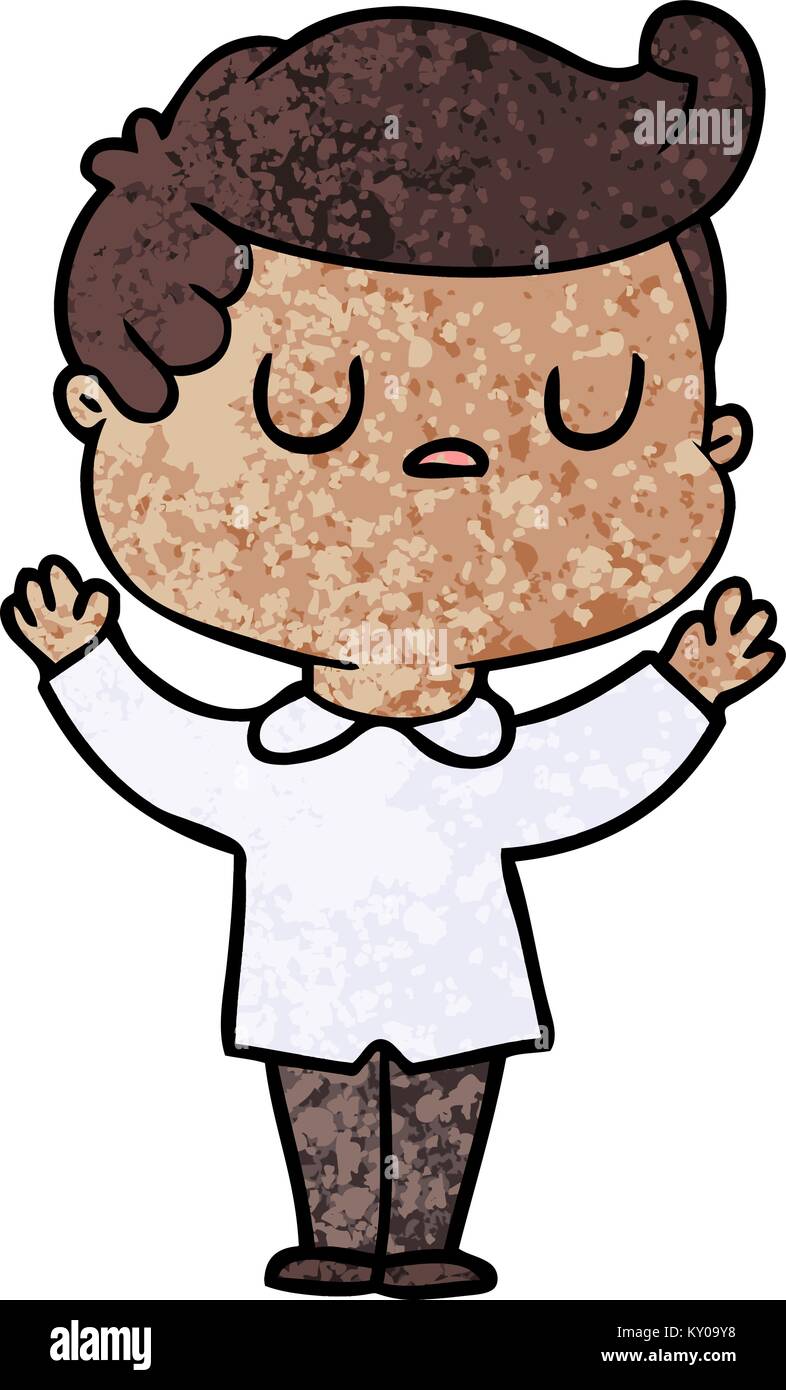 cartoon aloof man Stock Vector Image & Art - Alamy