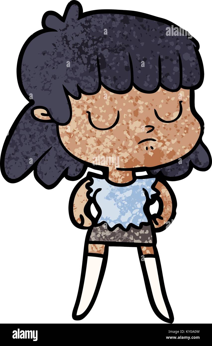 cartoon indifferent woman Stock Vector Image & Art - Alamy