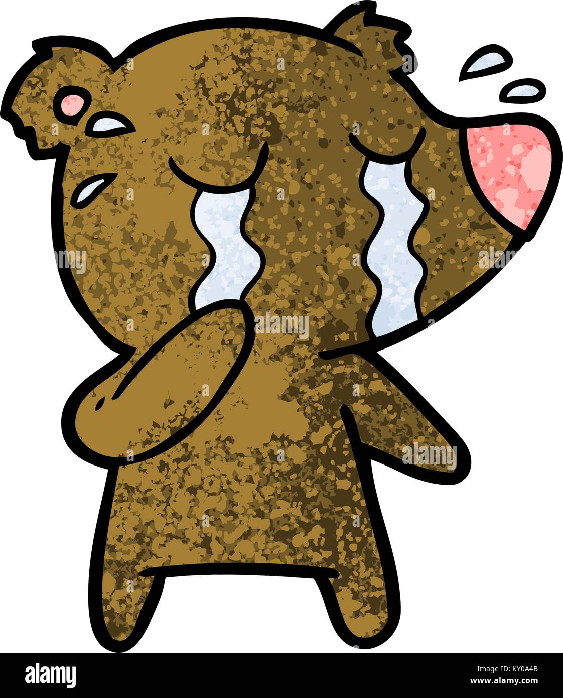 cartoon crying bear Stock Vector Image & Art - Alamy