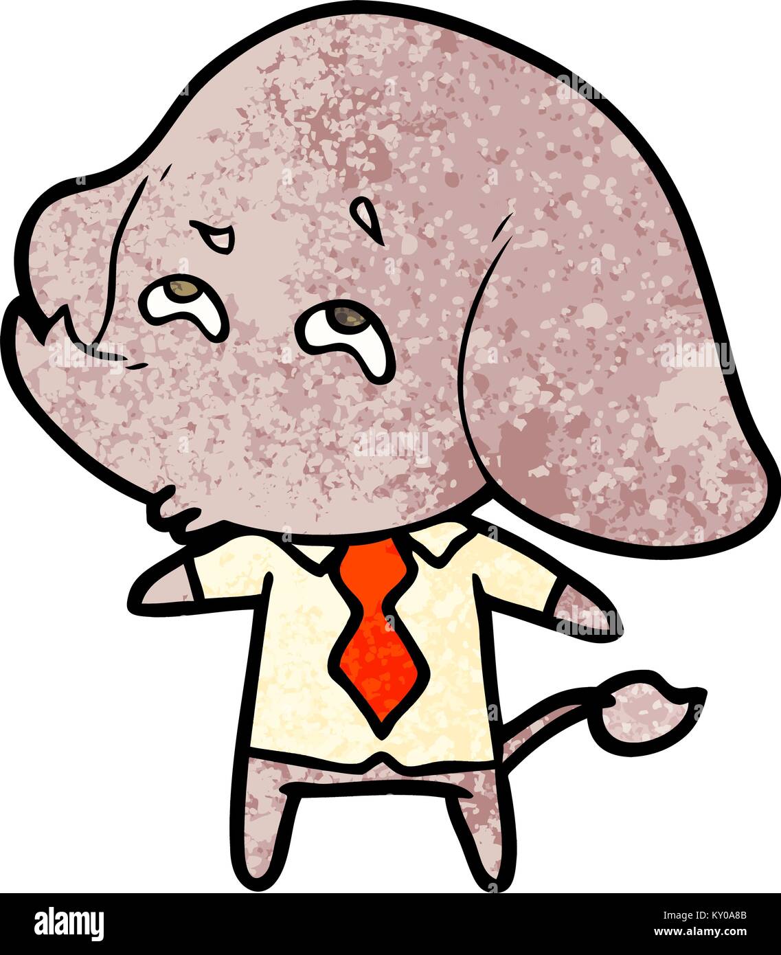 cartoon elephant boss remembering Stock Vector Image & Art - Alamy