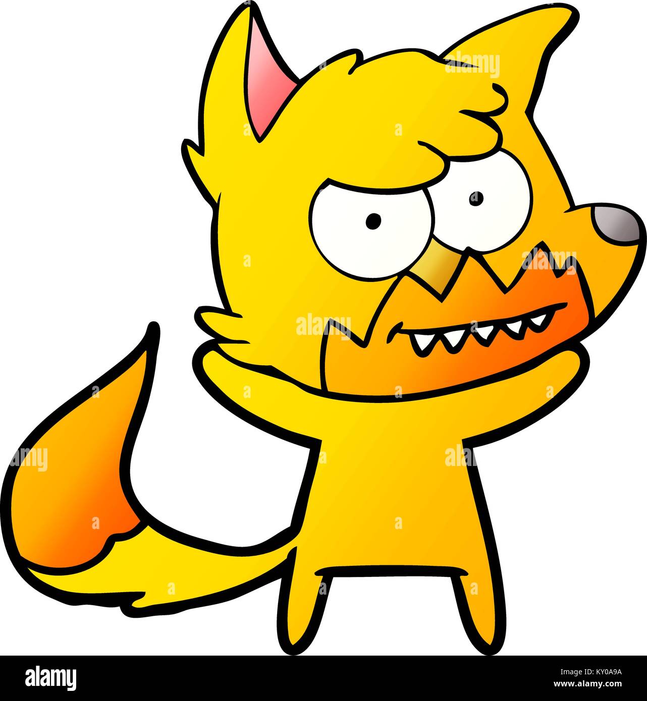 fox cartoon character Stock Vector Image & Art - Alamy
