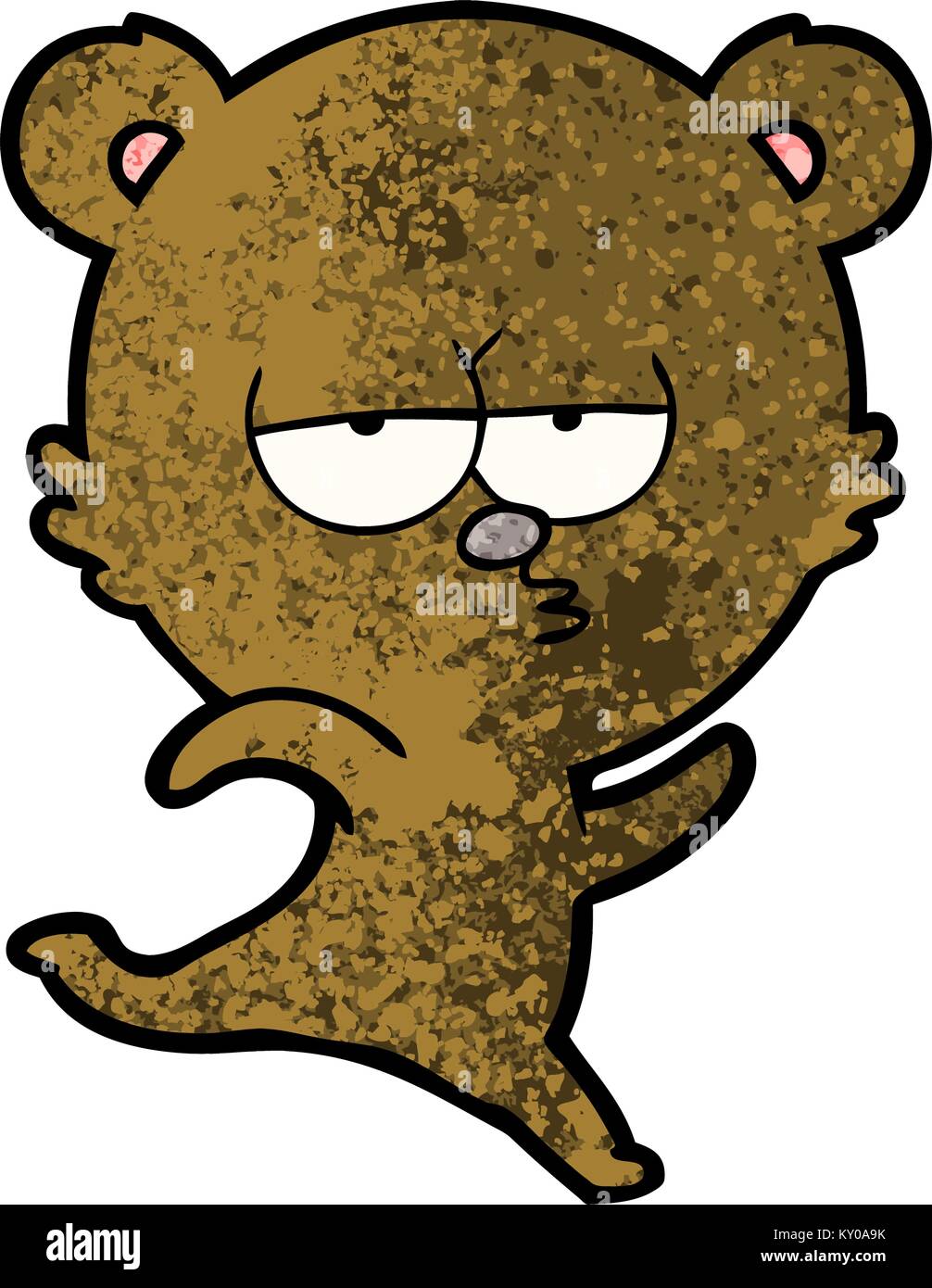running bear cartoon Stock Vector Image & Art - Alamy