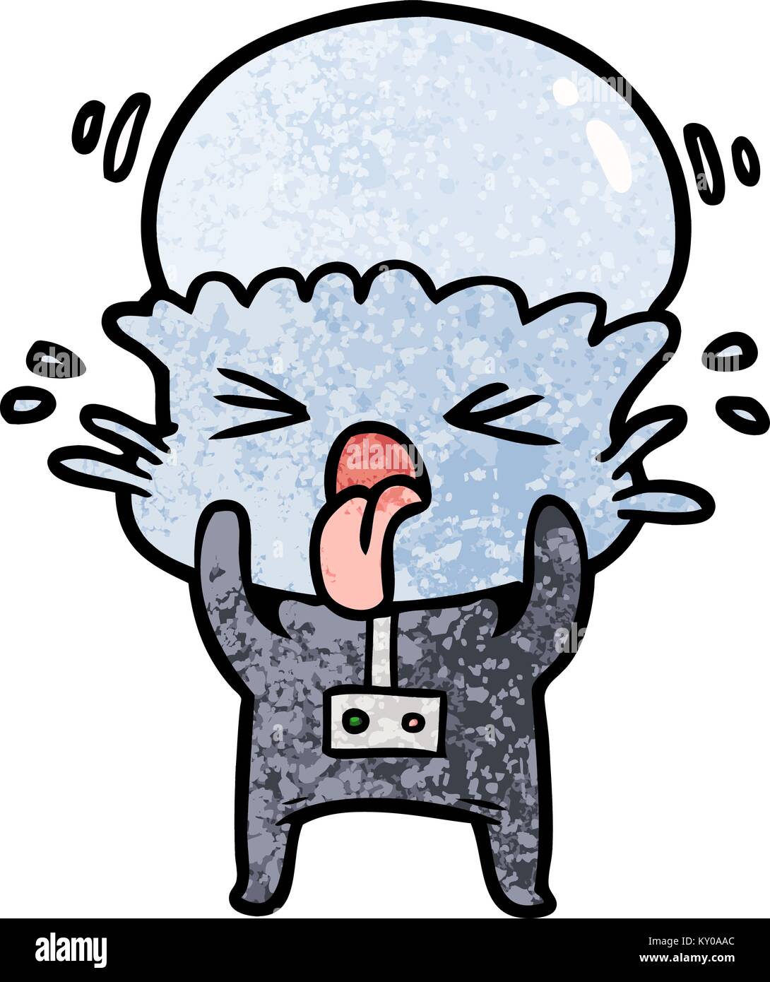 weird cartoon alien Stock Vector Image & Art - Alamy