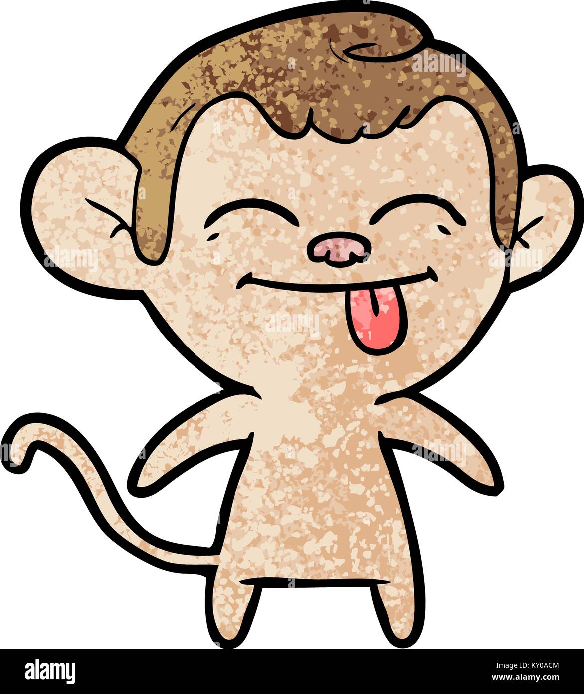 funny cartoon monkey Stock Vector Image & Art - Alamy