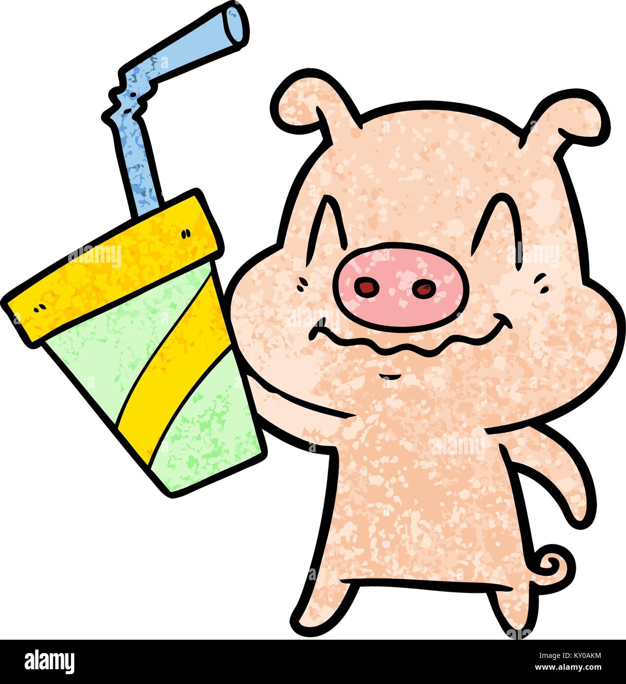 Funny pig soda hi-res stock photography and images - Alamy