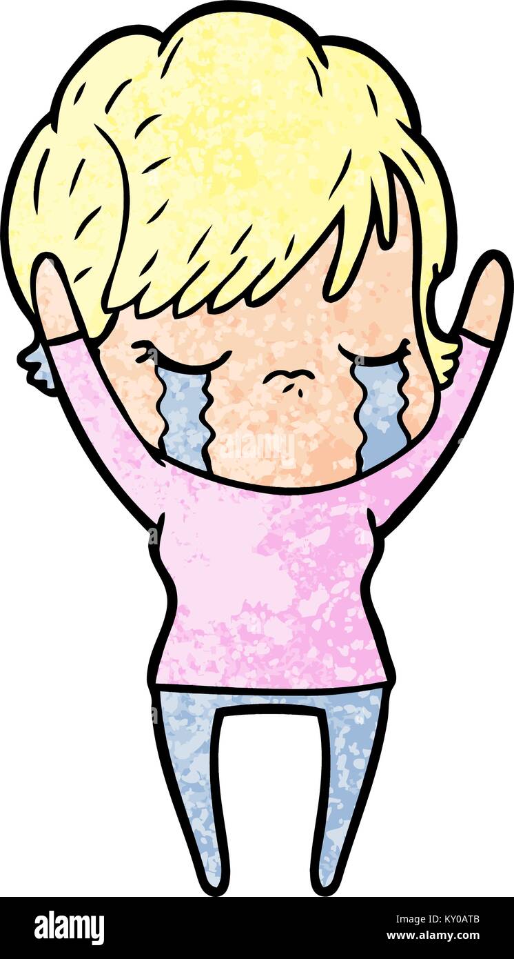 cartoon woman crying Stock Vector Image & Art - Alamy