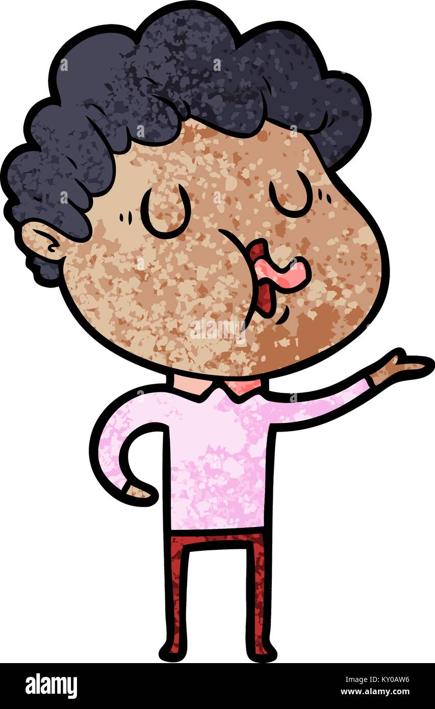 cartoon man singing Stock Vector Image & Art - Alamy