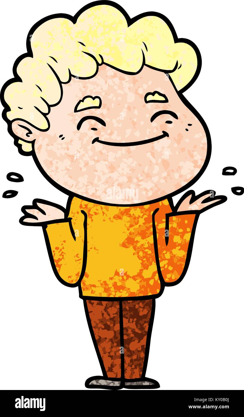 cartoon friendly man Stock Vector Image & Art - Alamy