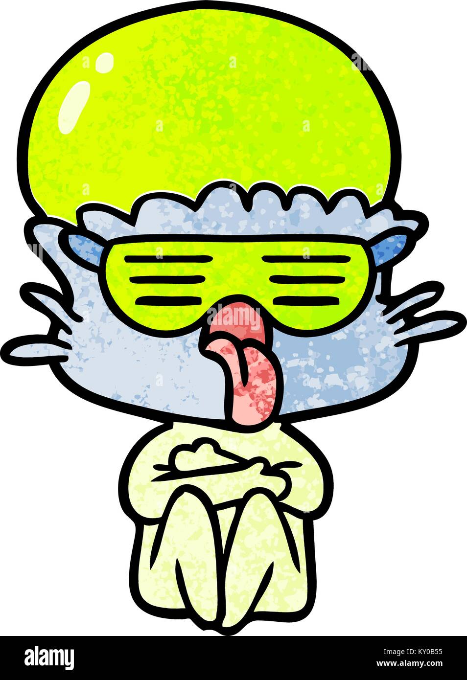 cartoon cartoon alien Stock Vector Image & Art - Alamy