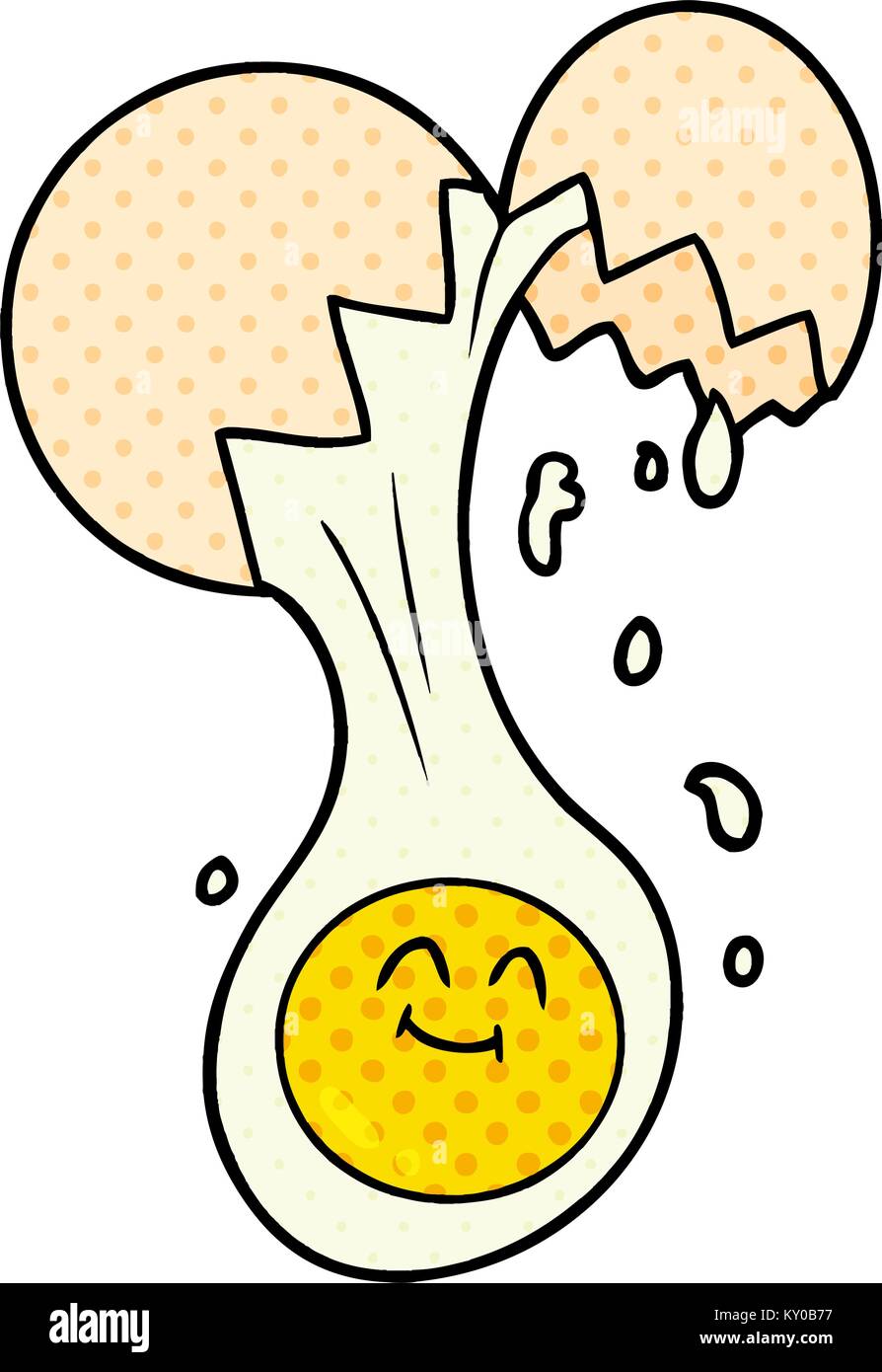 cartoon egg yolk Stock Vector Image & Art - Alamy