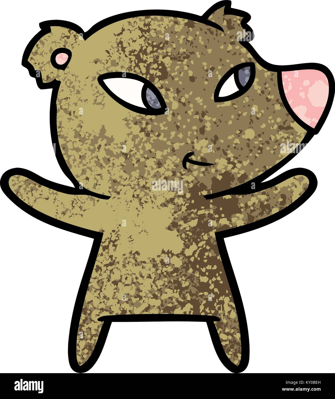 cute cartoon bear Stock Vector Image & Art - Alamy