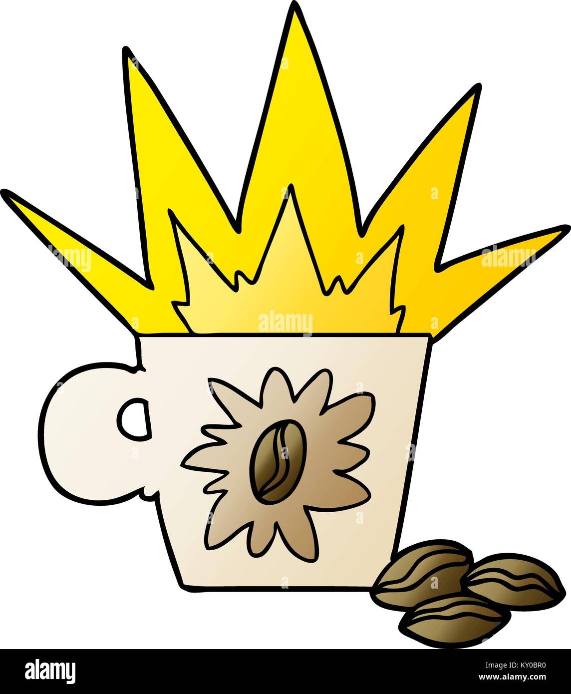 cartoon espresso coffee Stock Vector Image & Art - Alamy
