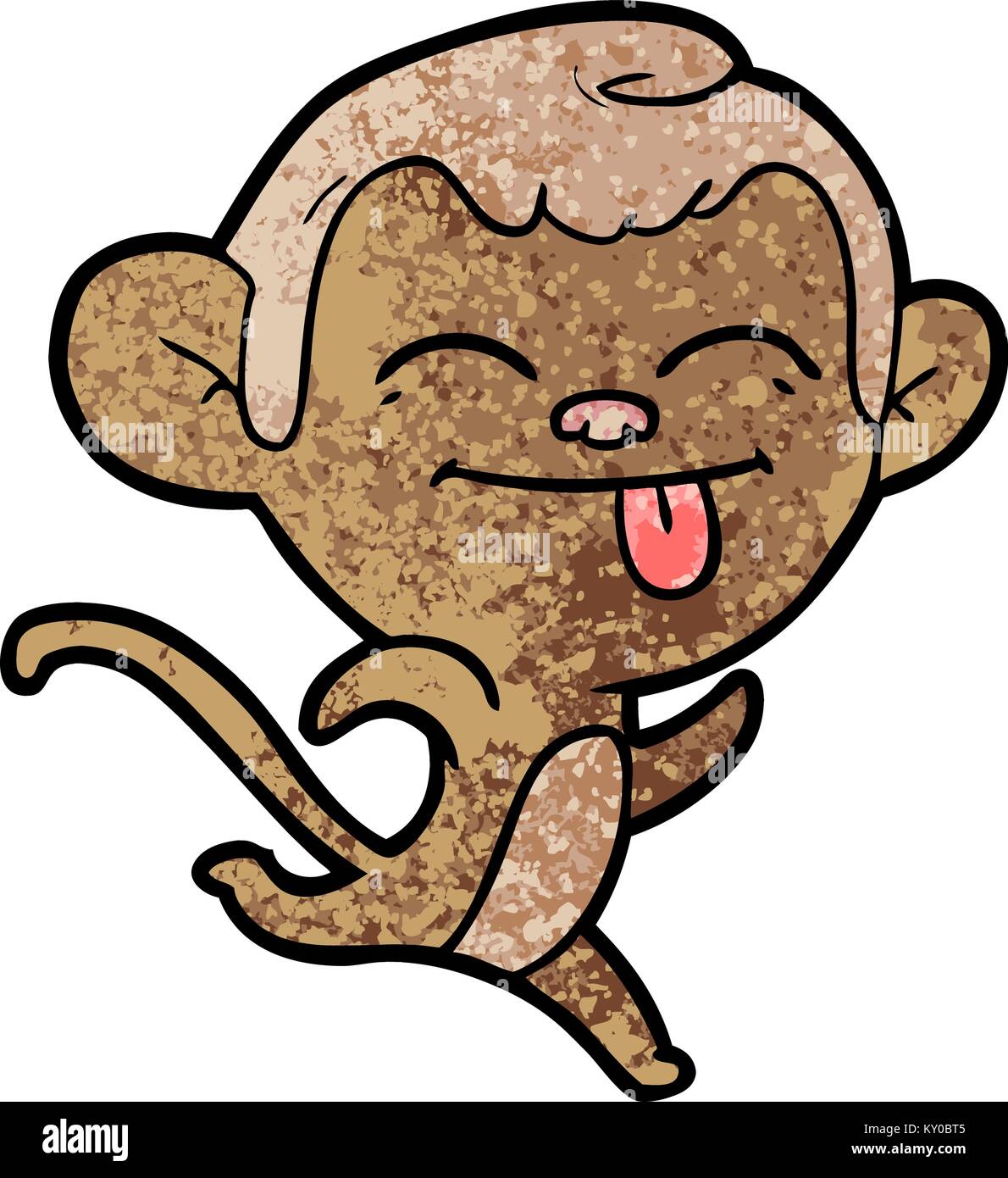 funny cartoon monkey Stock Vector Image & Art - Alamy