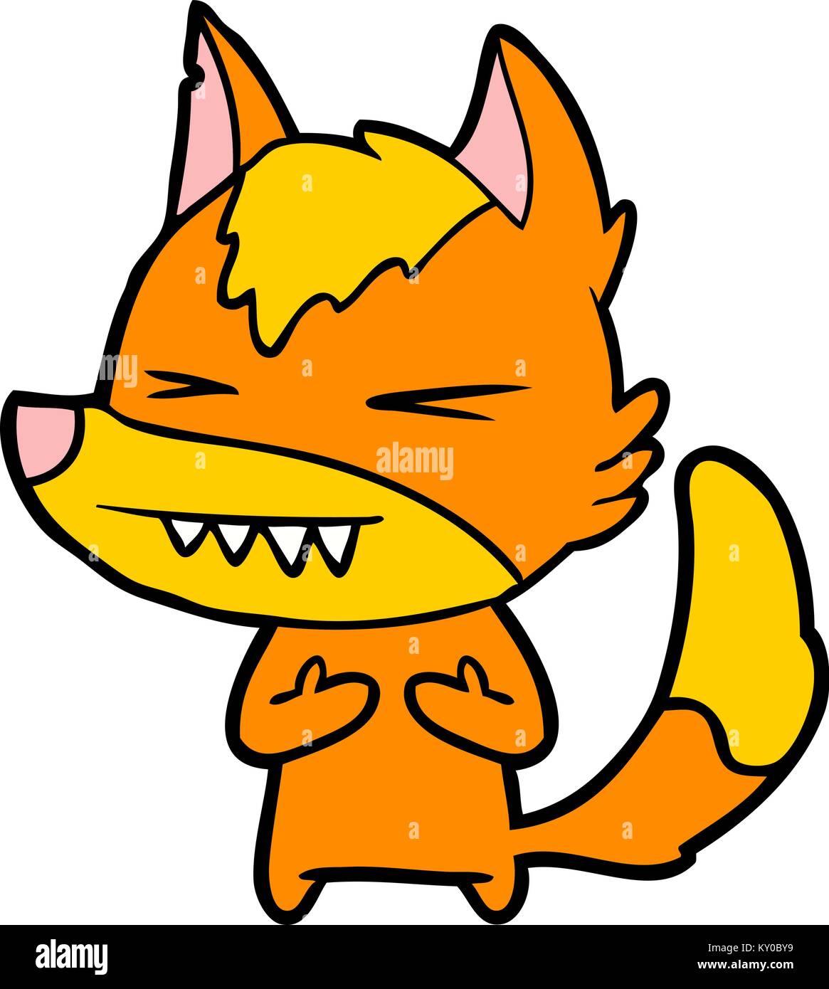 fox cartoon character Stock Vector Image & Art - Alamy
