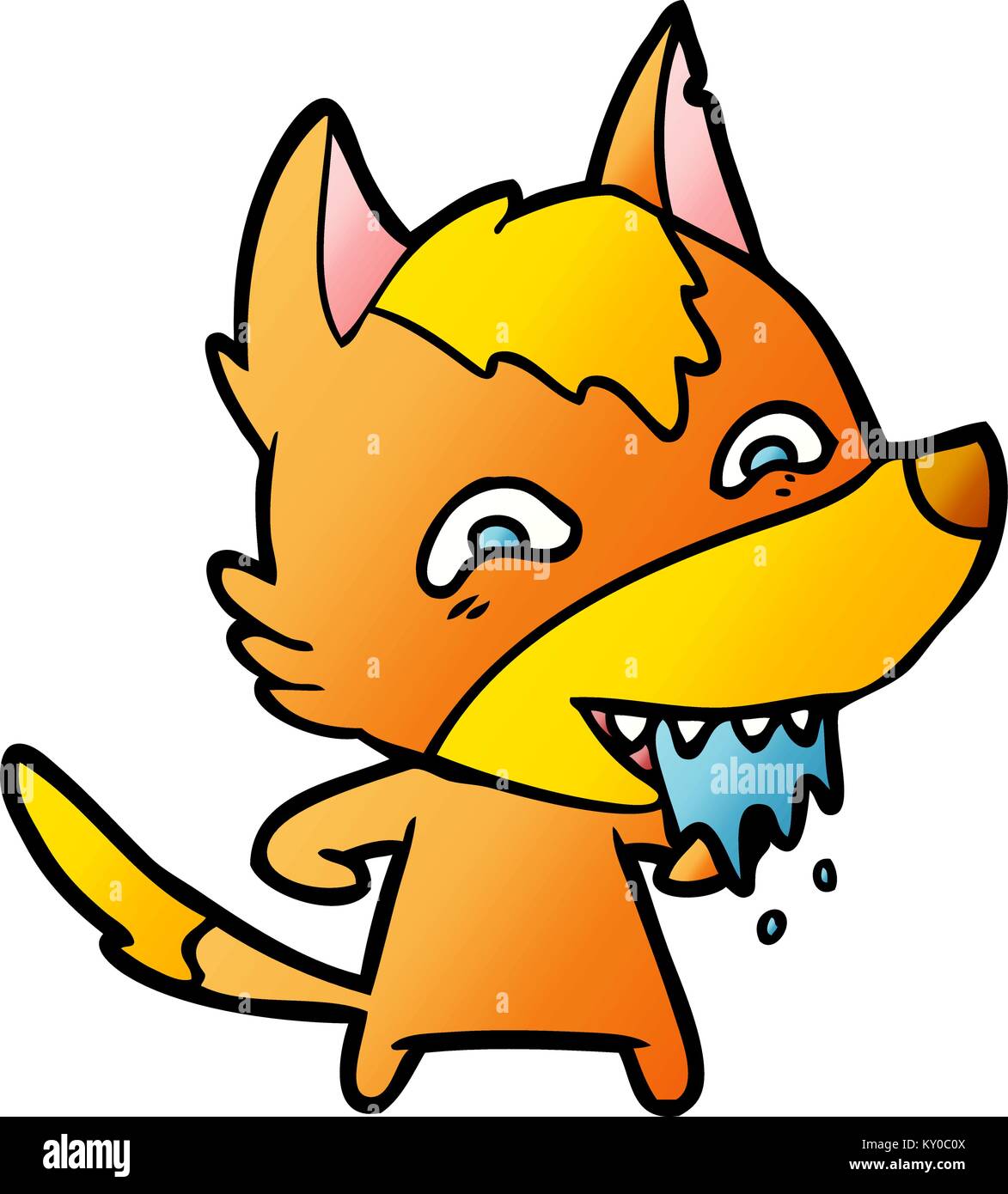 fox cartoon character Stock Vector Image & Art - Alamy