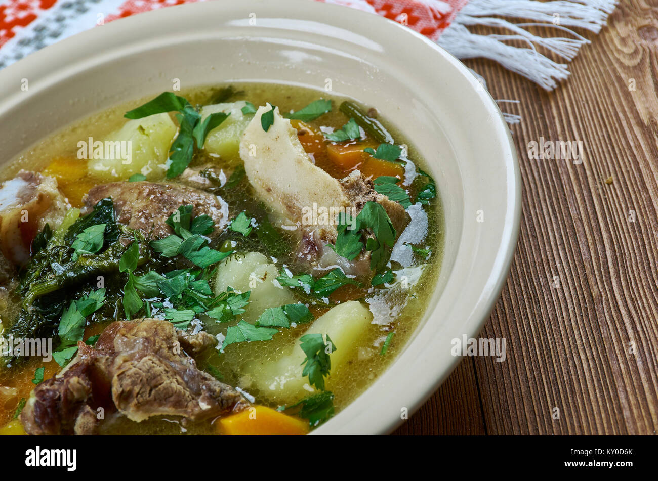 Lamb and vegetable soup hi-res stock photography and images - Alamy