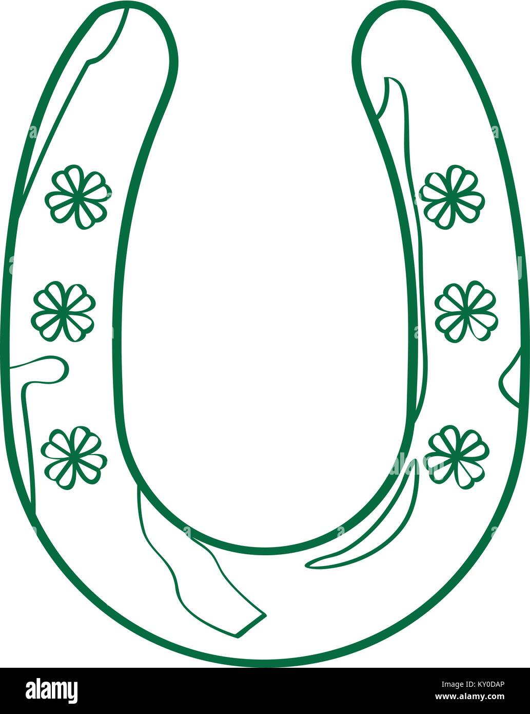 Saint patrick outline hi-res stock photography and images - Alamy