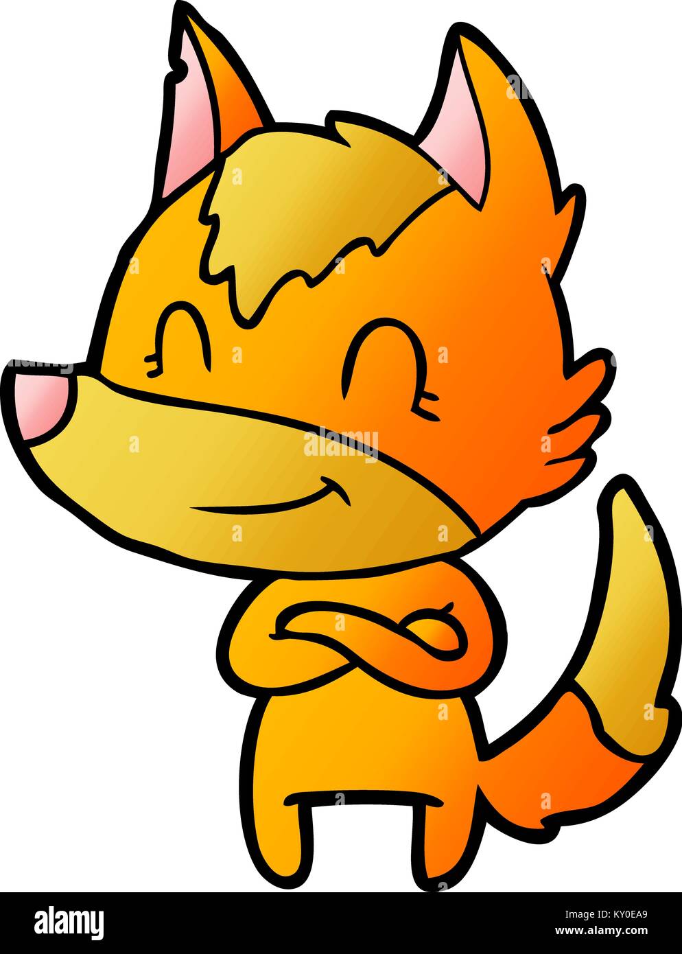 fox cartoon character Stock Vector Image & Art - Alamy