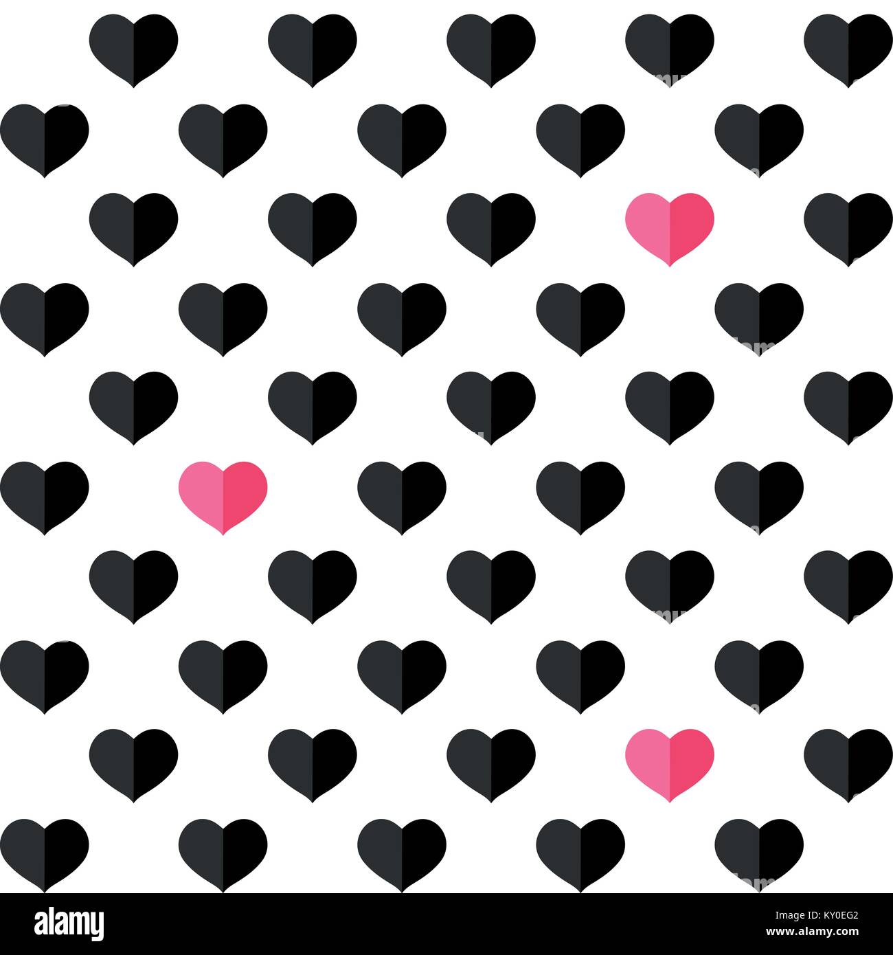 pattern of hearts. background,vector Stock Vector Image & Art - Alamy