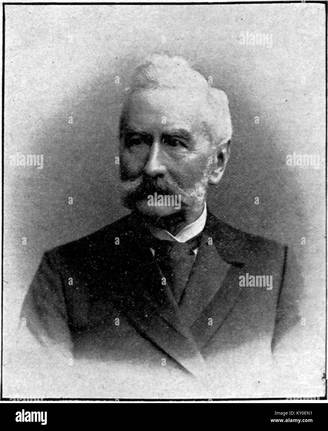 Photograph of Dr. Heinrich Alphons Plessing, a senator documenting his ...