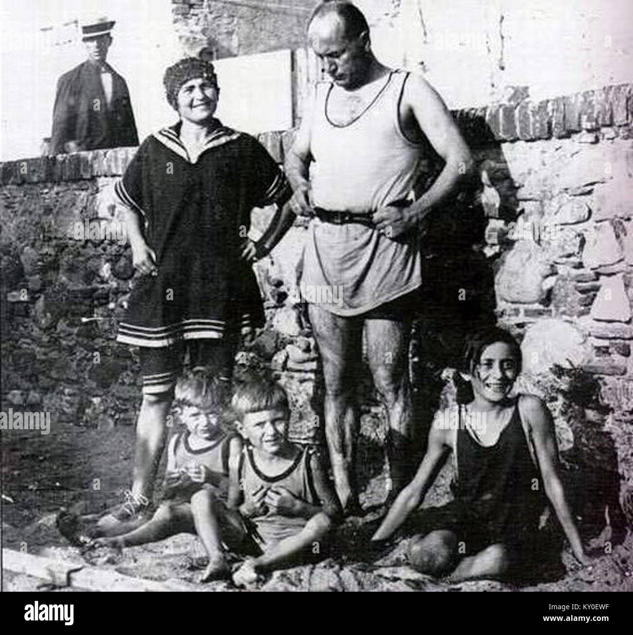 Benito mussolini his family hi-res stock photography and images - Alamy
