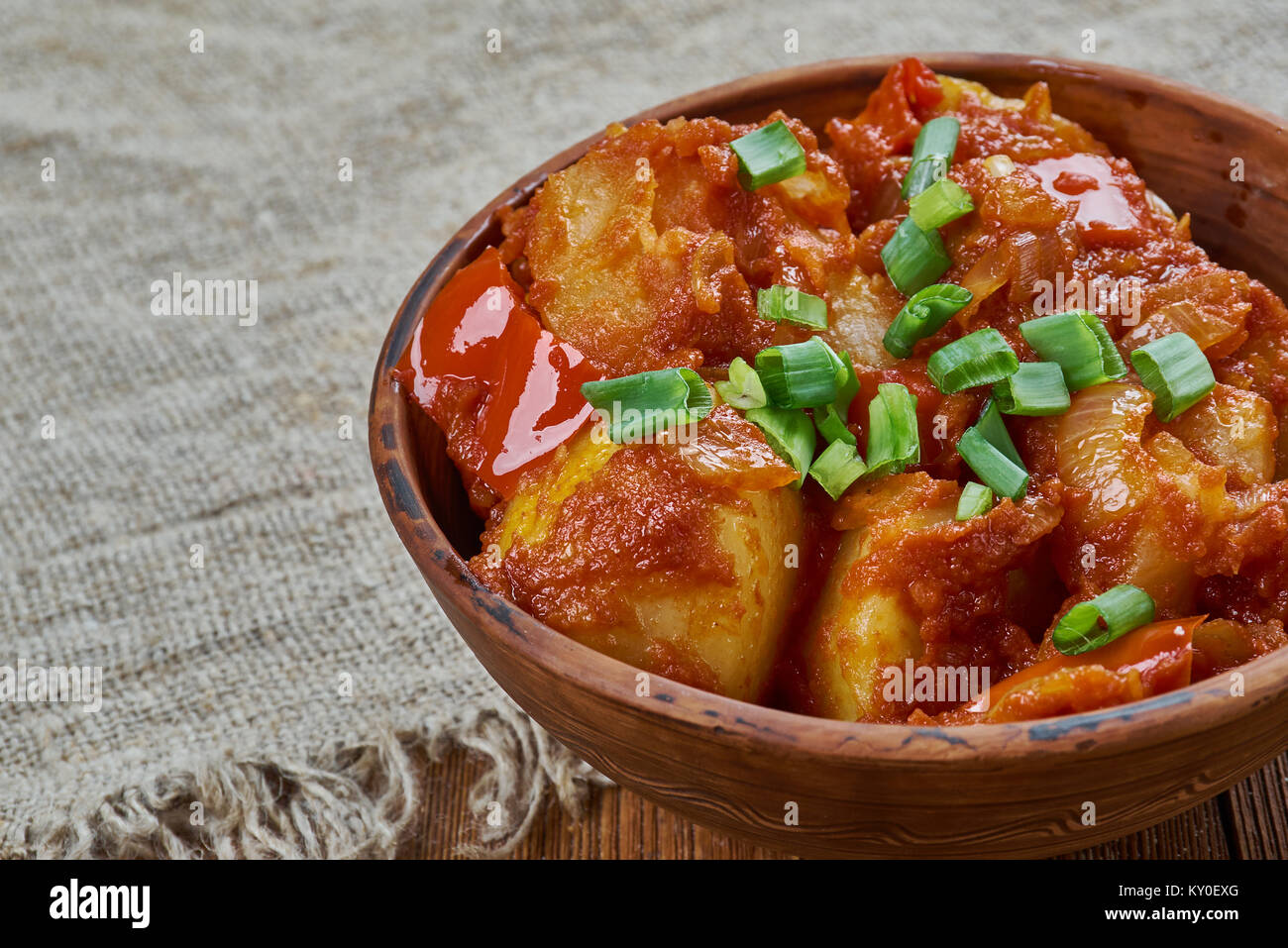 Patates Yiahni - traditional Greek take on a potato ragu Stock Photo ...