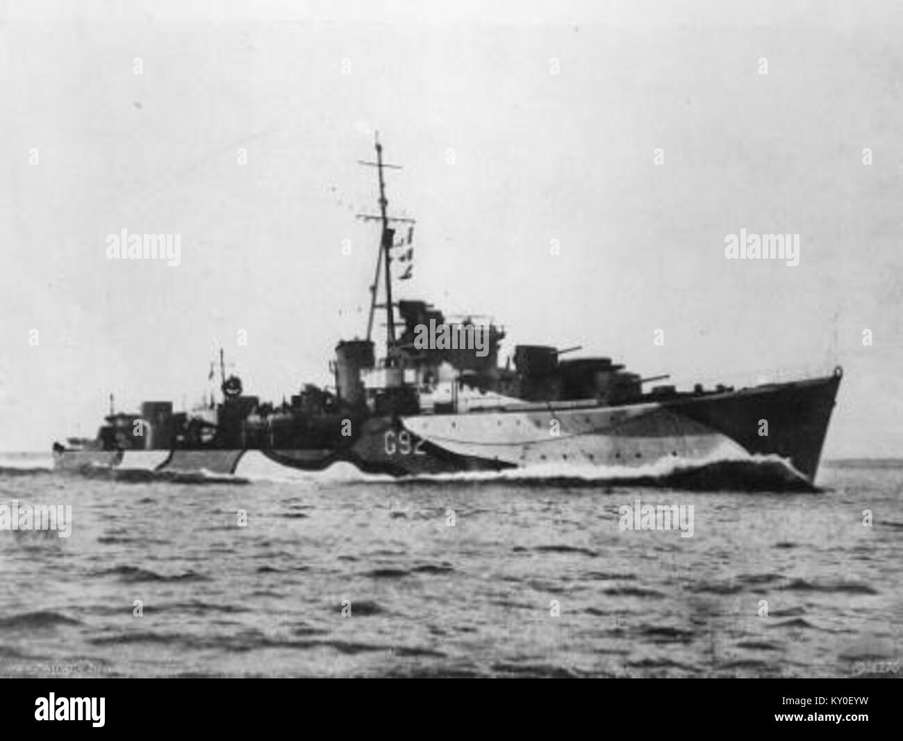 This image showcases the camouflage pattern used by the HMAS Quickmatch ...