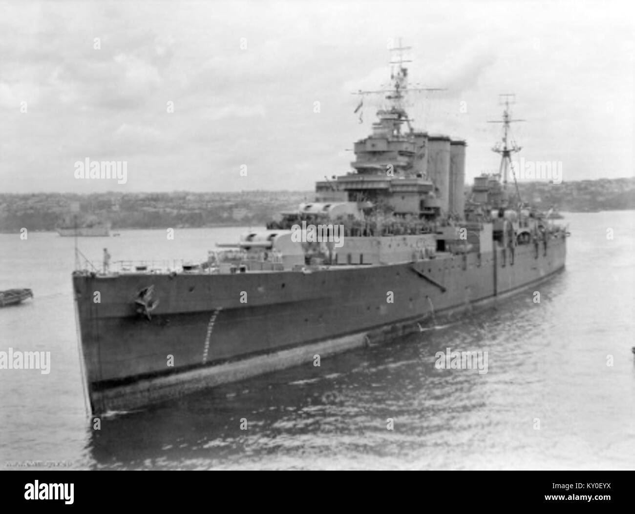 HMAS Shropshire was an Australian heavy cruiser that served during ...