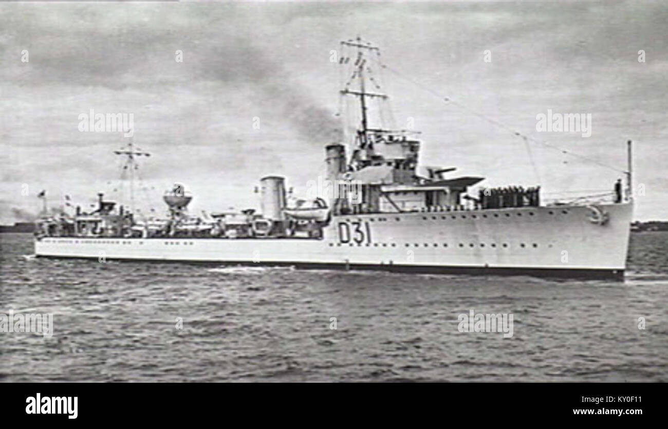HMAS Voyager was a Daring-class destroyer of the Royal Australian Navy ...