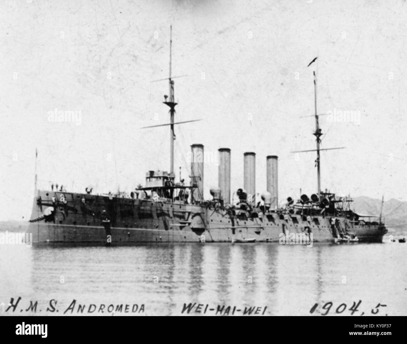 HMS Andromeda, launched in 1897, was a Royal Navy ship that played a ...