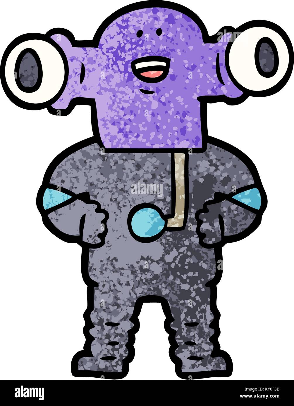 friendly cartoon alien Stock Vector Image & Art - Alamy