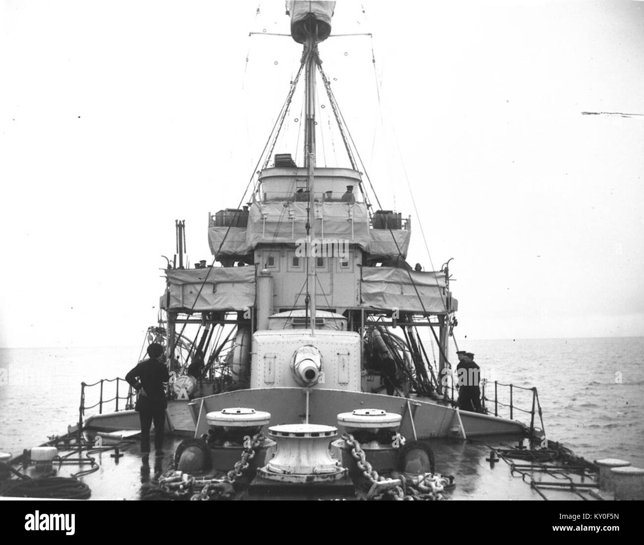 HMS Galatea was a Royal Navy light cruiser equipped with a forward 6 ...