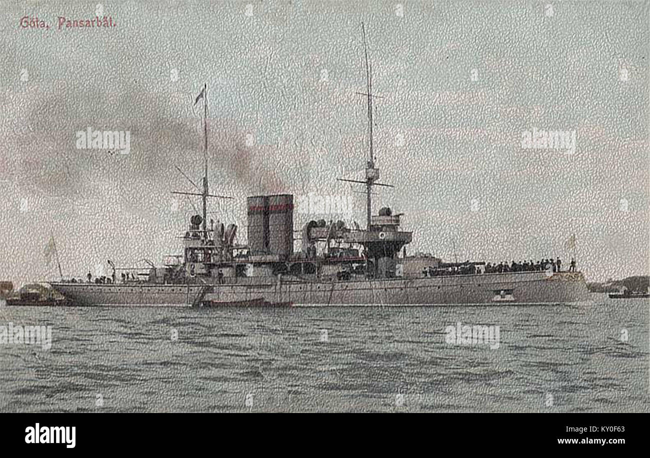 A reference to HMS G,ta, likely a ship or naval vessel, indicating its importance in maritime or ...