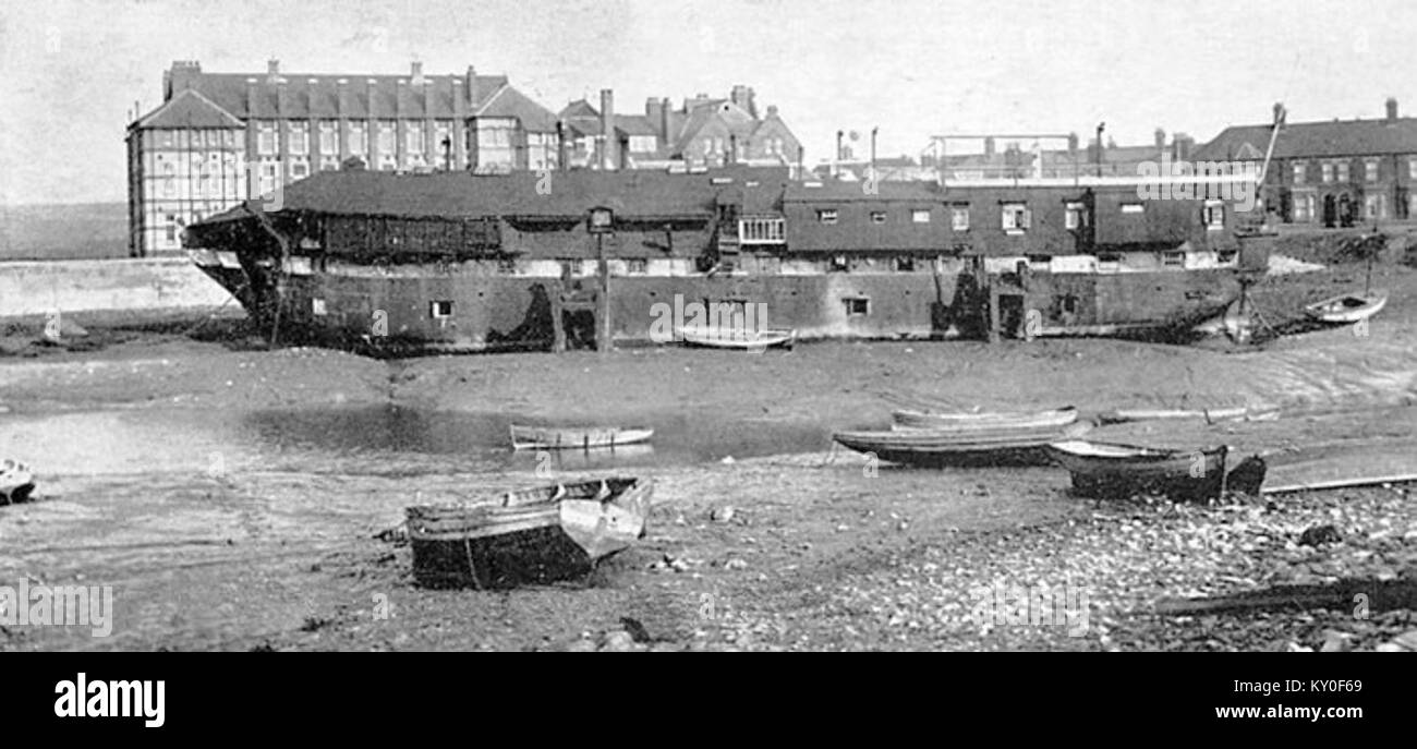 A historical photograph of the HMS Hamadryad and the Royal Hamadryad ...