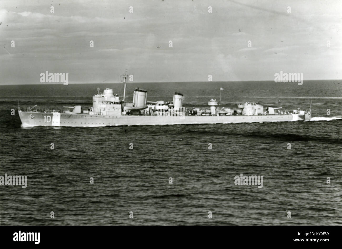 HMS Norrköping during WW2 Stock Photo - Alamy