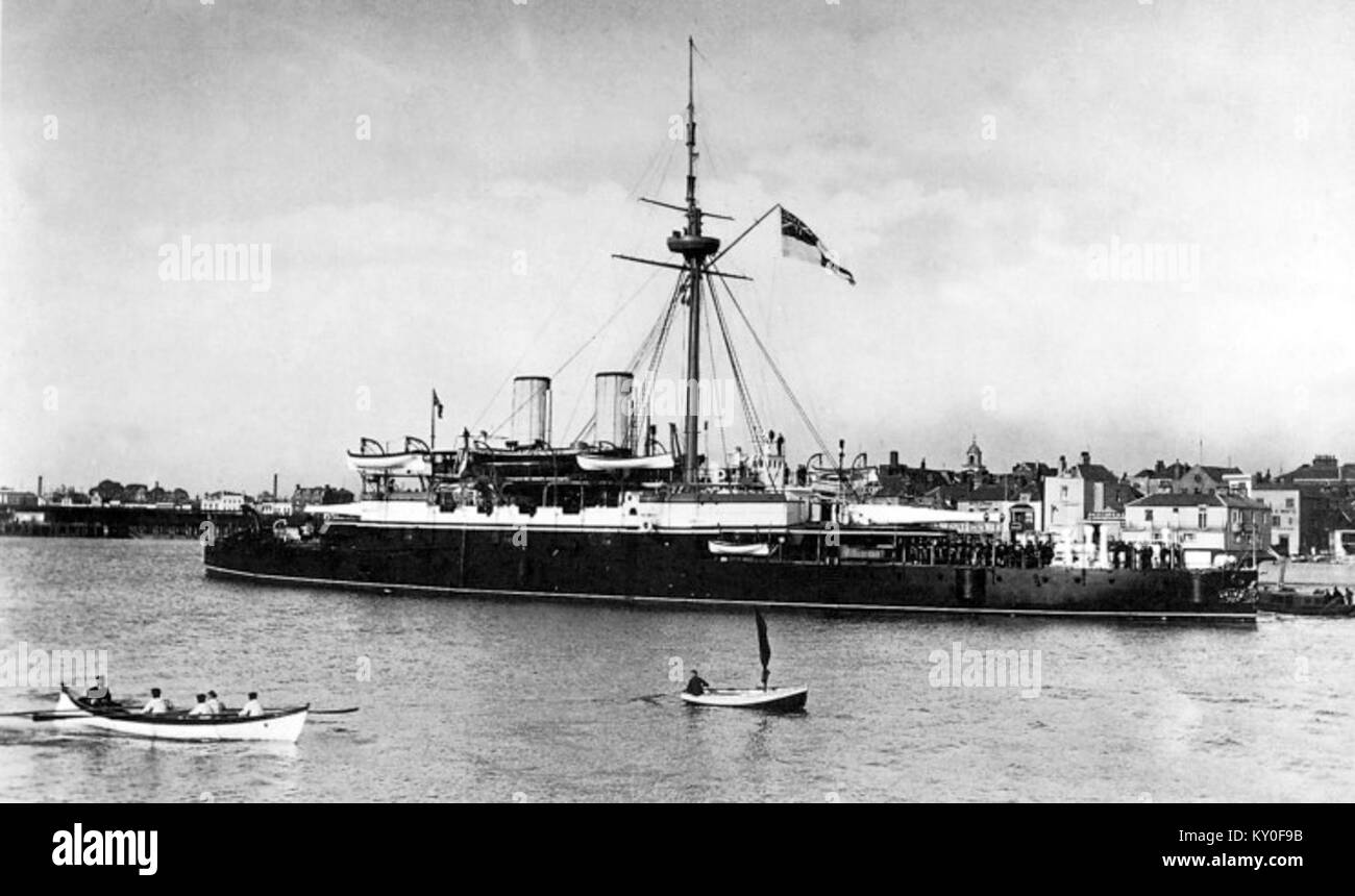 The british battleship hms rodney hi-res stock photography and images ...