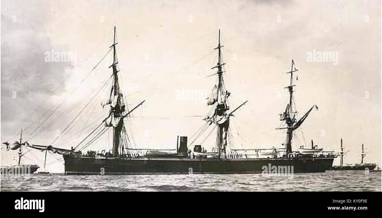 HMS Rover (1874 Stock Photo - Alamy