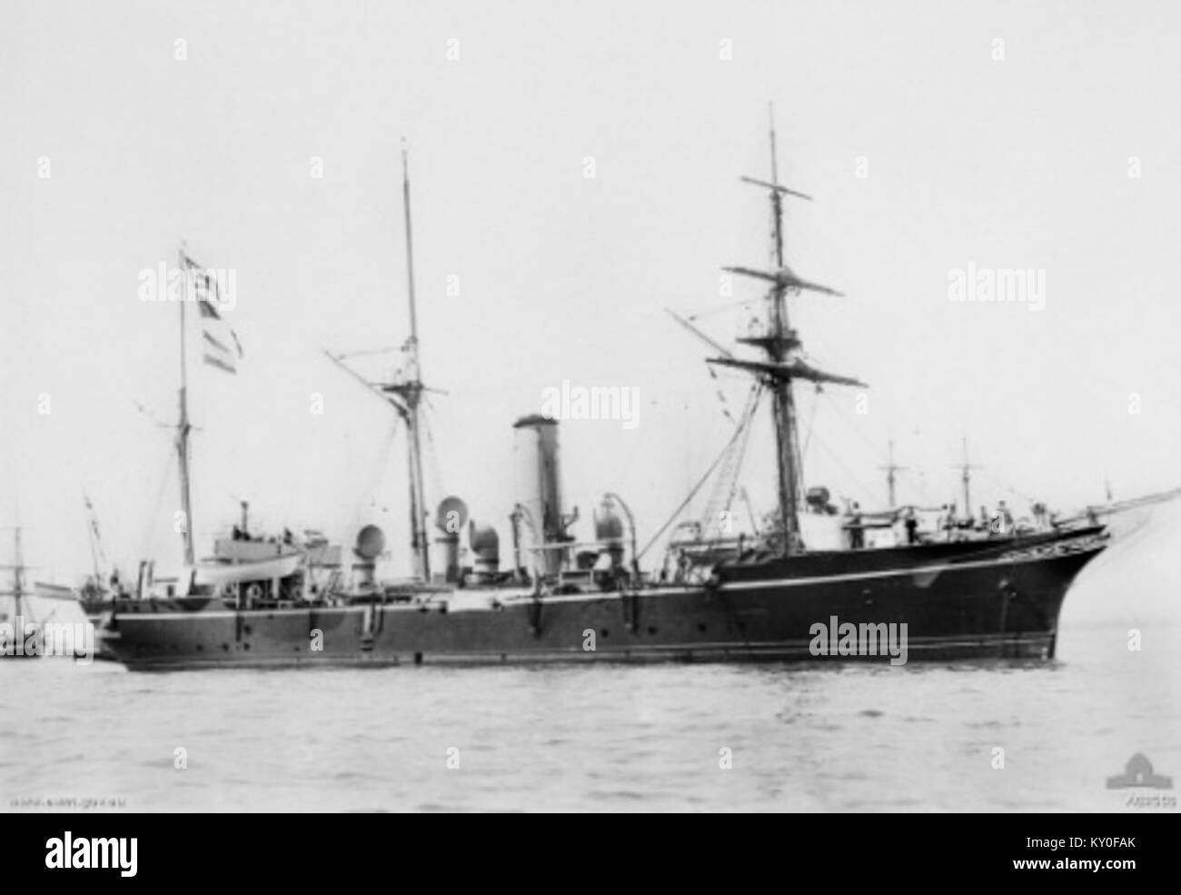 HMS Torch (1894) AWM A02550 Stock Photo - Alamy