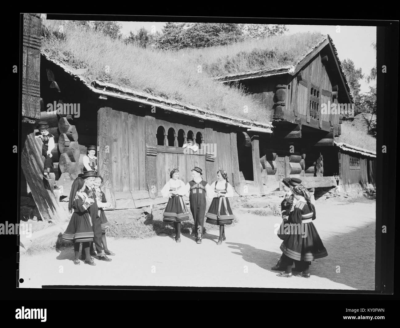 A visit at the Norwegian Museum of Cultural History, showing ...