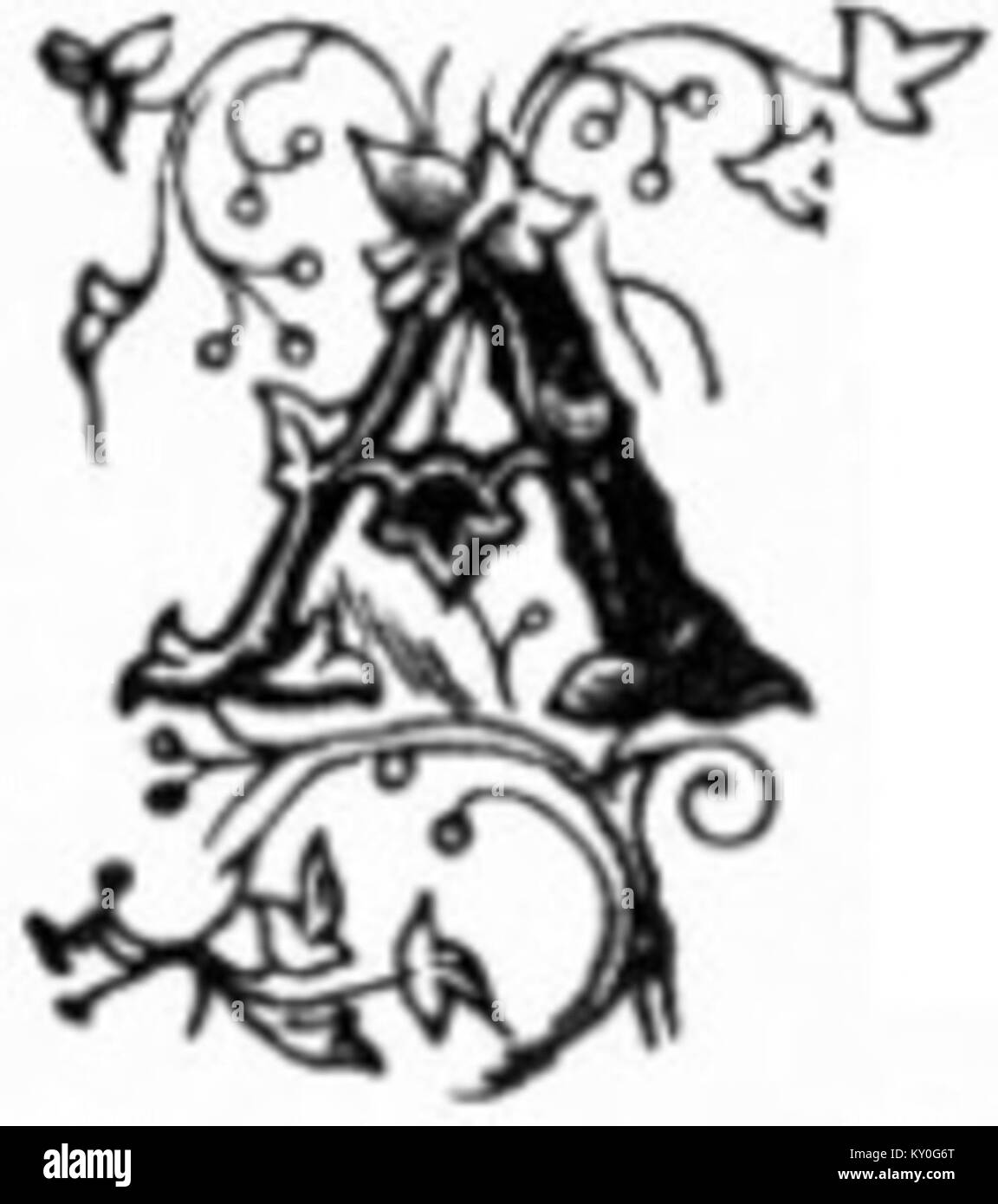 Fancy Letter A (1 Stock Photo - Alamy