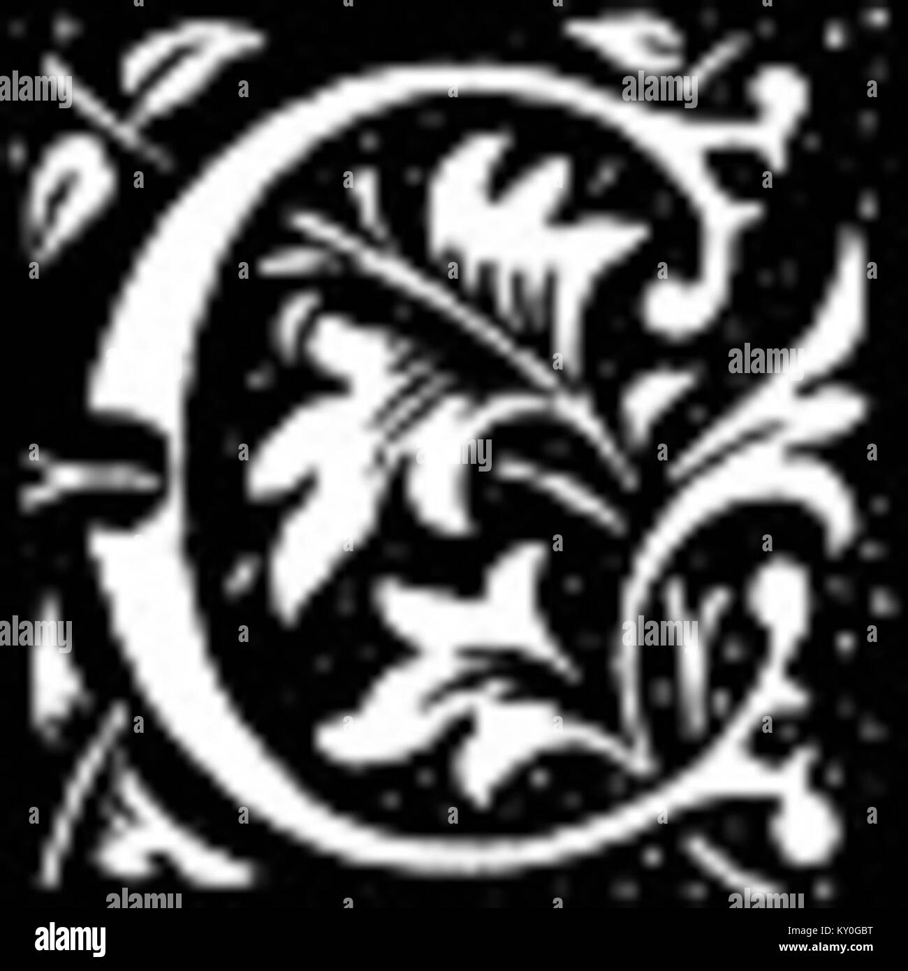 Fancy Letter C (4 Stock Photo - Alamy