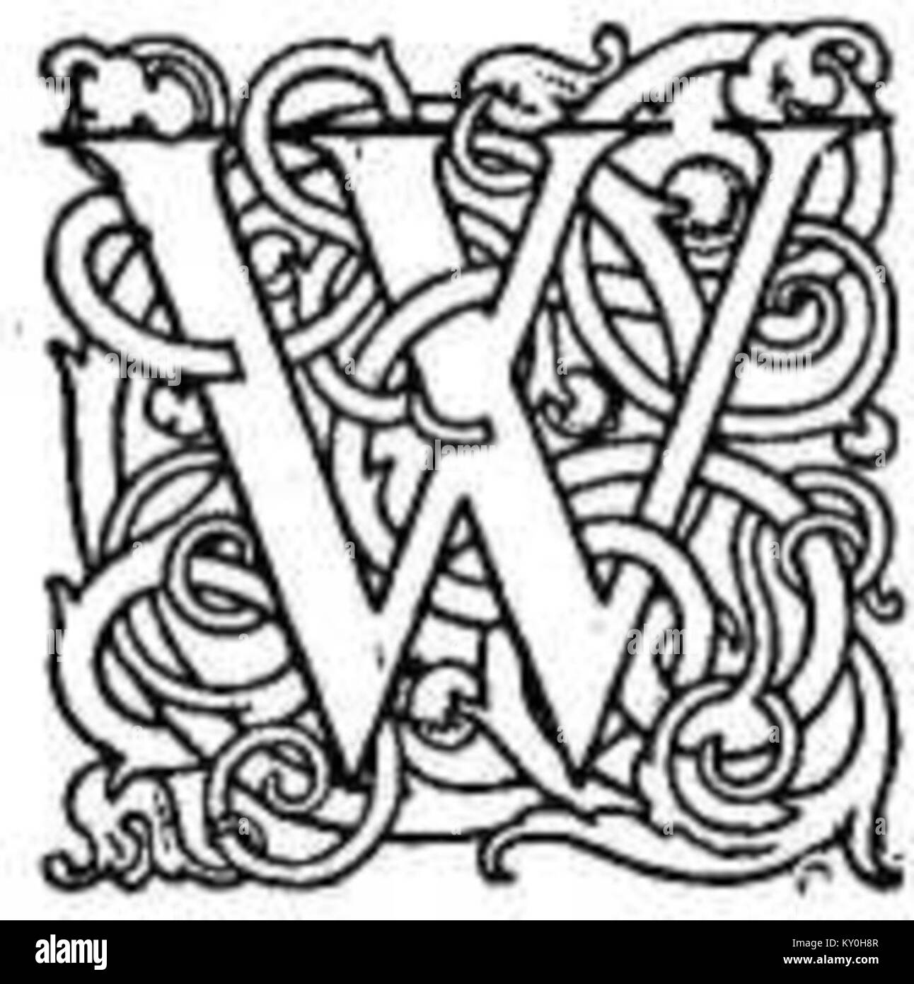 This item refers to a stylized letter 'W,' which may be a part of a ...