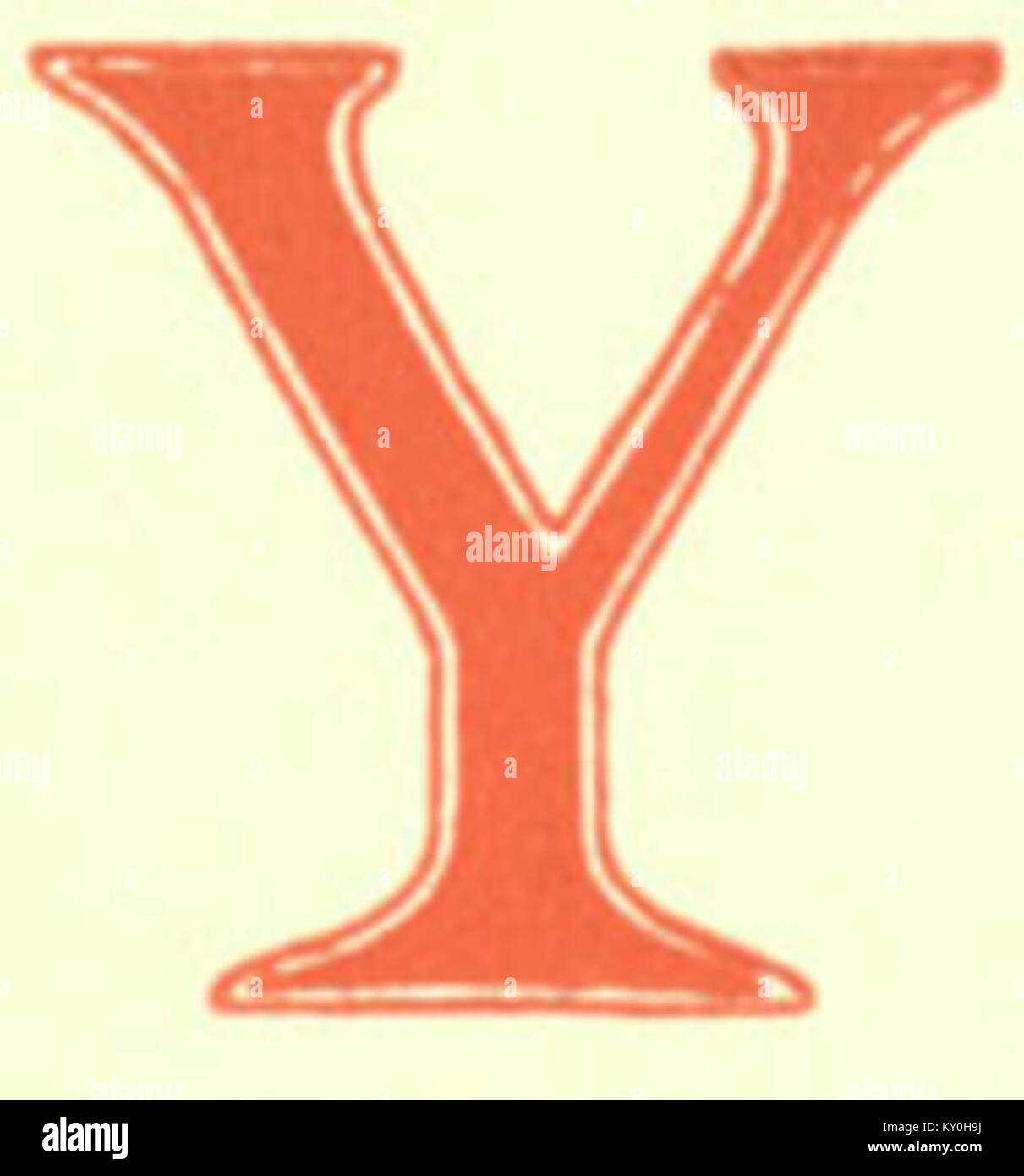 Fancy Letter Y (1 Stock Photo - Alamy