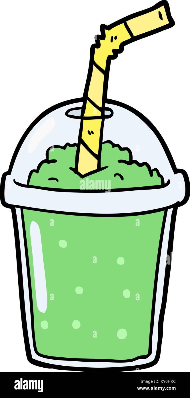 cartoon iced smoothie Stock Vector Image & Art - Alamy