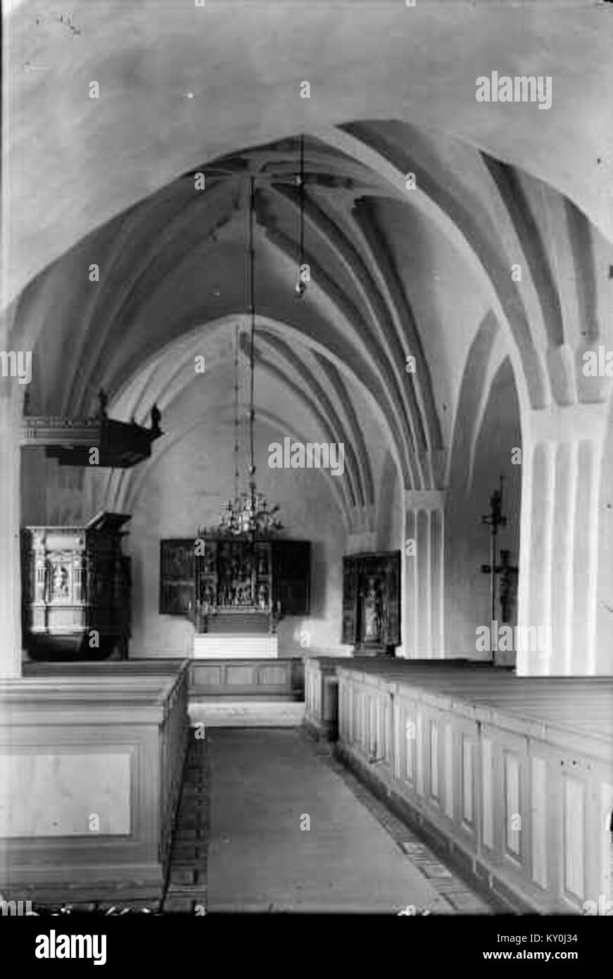 Hårds Church, located in Sweden, is a historic religious site with ...