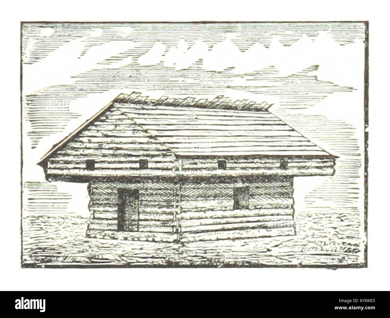 Old blockhouse Cut Out Stock Images & Pictures - Alamy