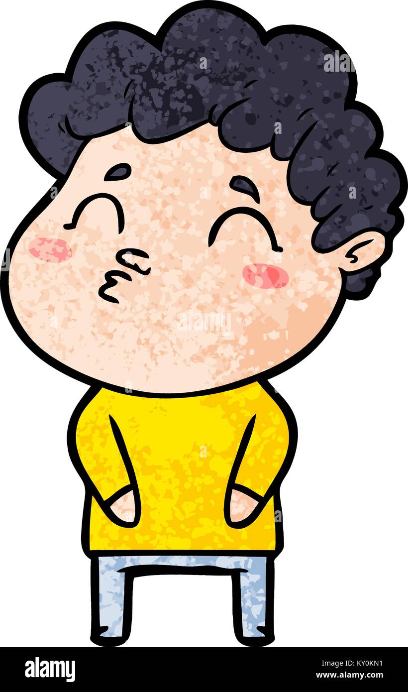 cartoon man pouting Stock Vector Image & Art - Alamy