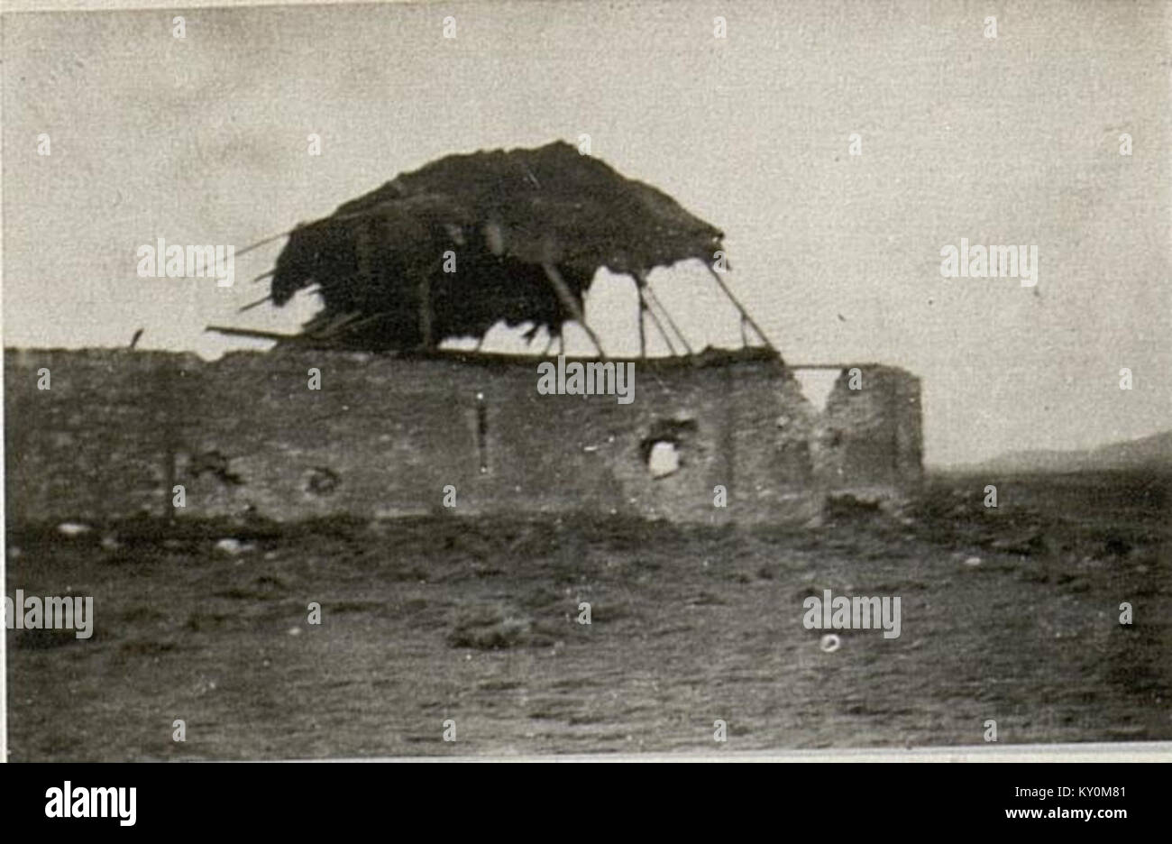 A photograph of houses in Lgota Murovana, showing residential ...