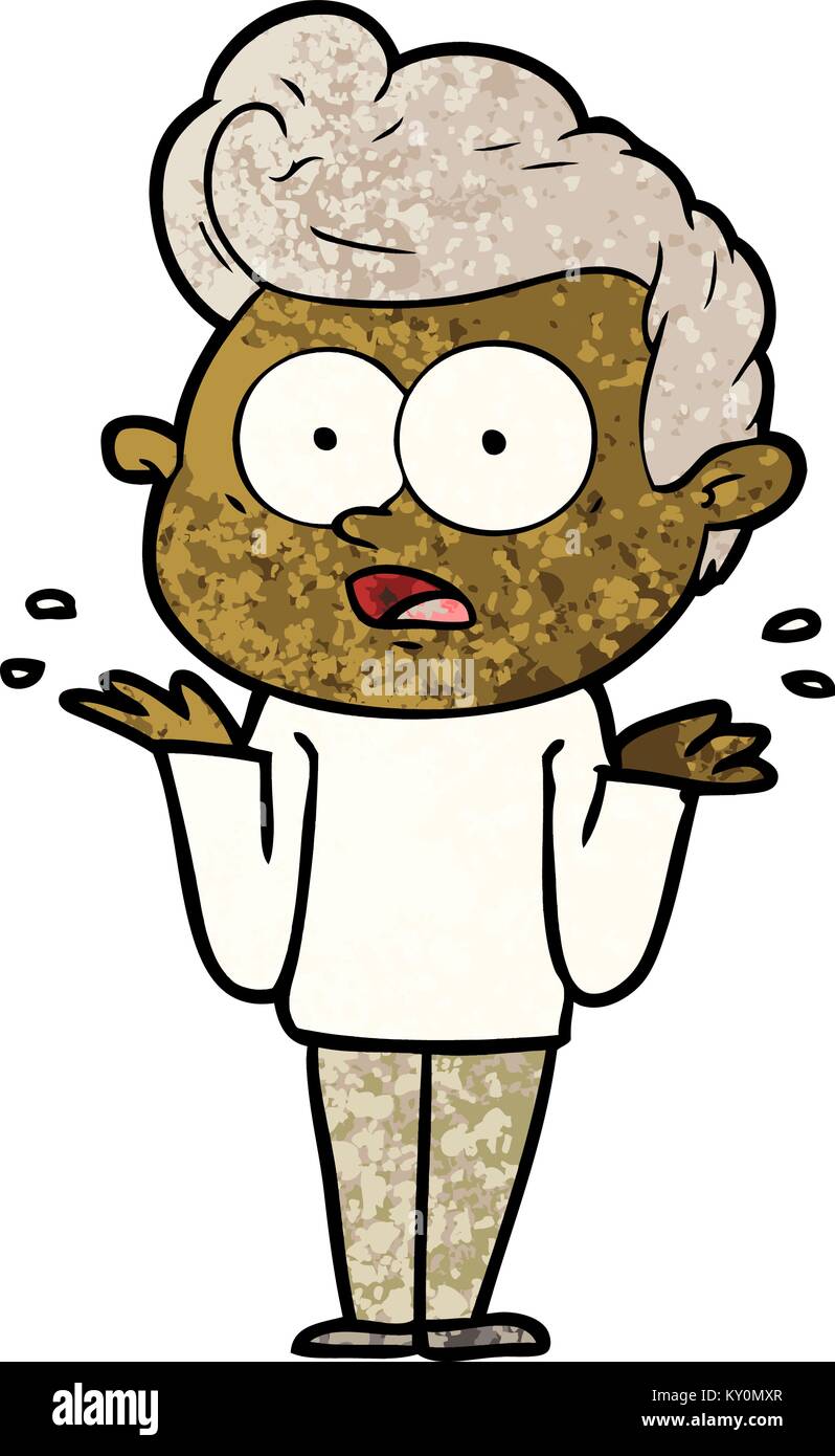 cartoon staring man Stock Vector Image & Art - Alamy